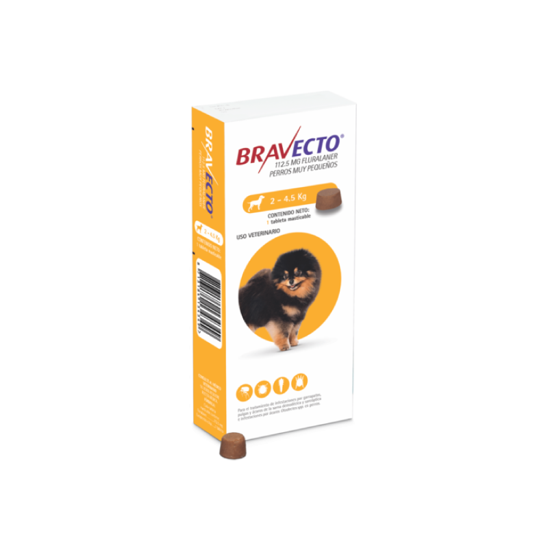 Bravecto 2 a 4.5 KG