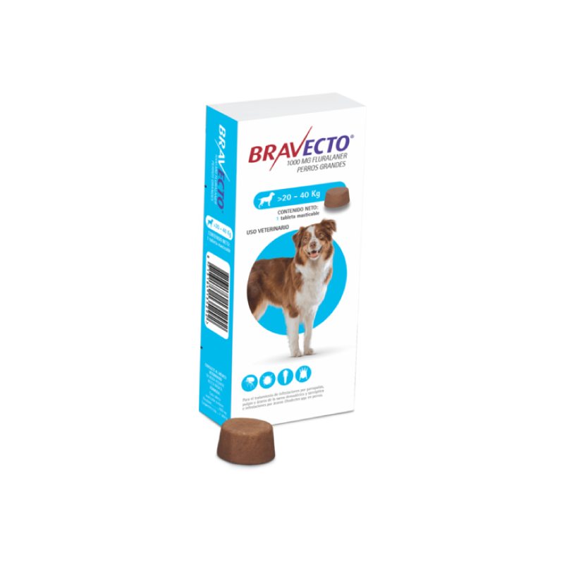 Bravecto 20 a 40 KG
